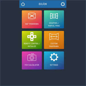 Eclíck WiFi Pro Controller – Robotic Panorama Head Remote Control